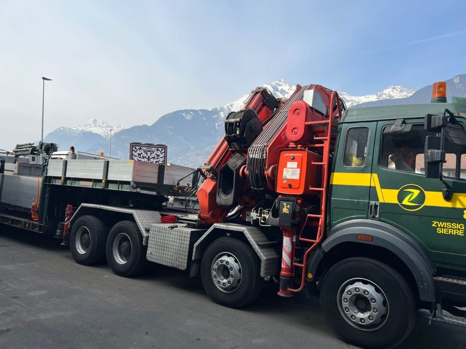 Mercedes 3544 Kran Fassi F800.24 + Jib + Labudica Goldhofer, 1998 god.