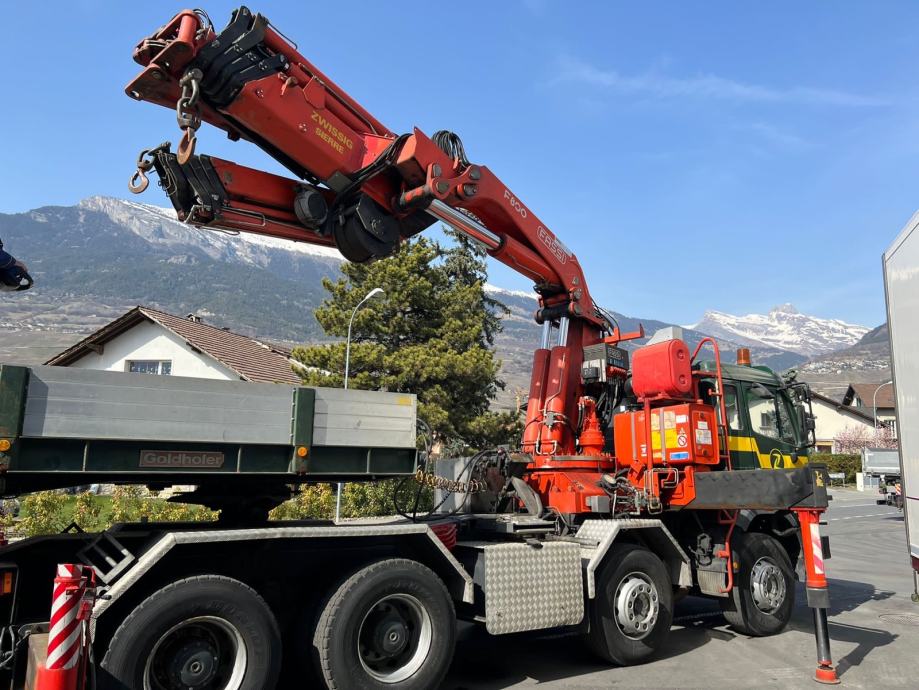 Mercedes 3544 Kran Fassi F800.24 + Jib + Labudica Goldhofer, 1998 god.