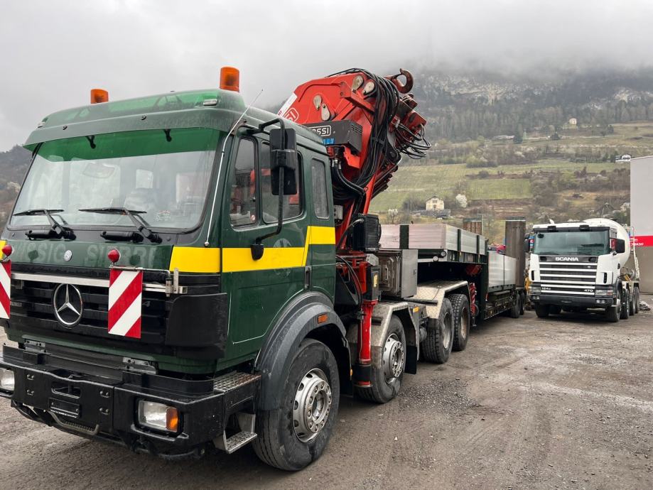 Mercedes 3544 Kran Fassi F800.24 + Jib + Labudica Goldhofer, 1998 god.