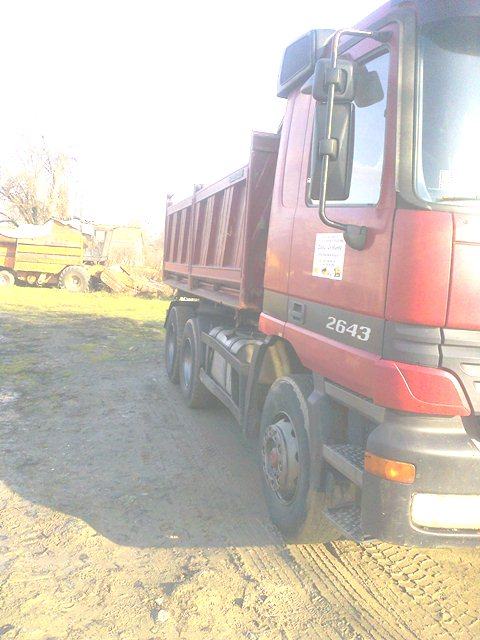 MERCEDES ACTROS zamjena za 4-osovinca,trostranog kipera, 1999 god.