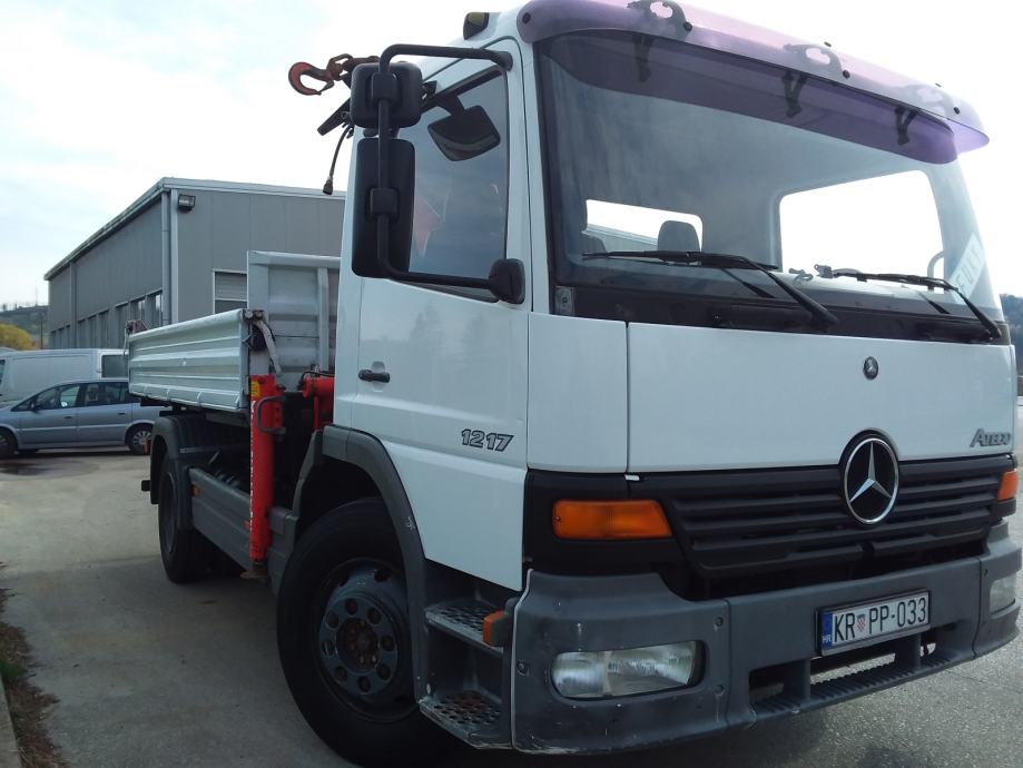 Mercedes ATEGO 1217 KIPER KRAN PALFINGER, 1999 god.