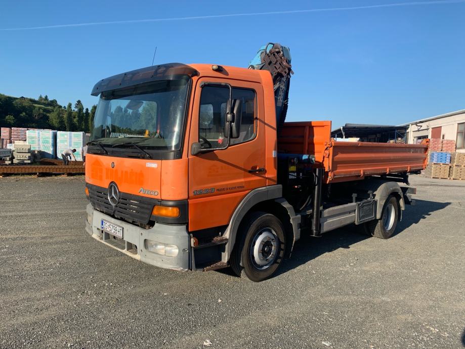 Mercedes Atego 1223 kiper + kran, 1999 god.