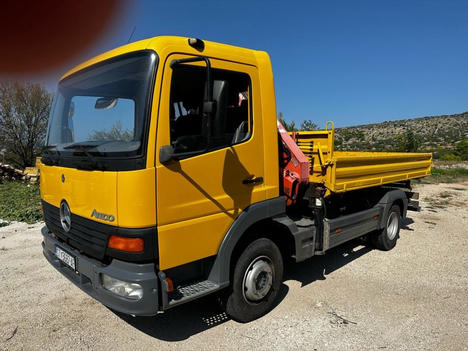 Mercedes Atego 815, kiper/kran, 2002 god.