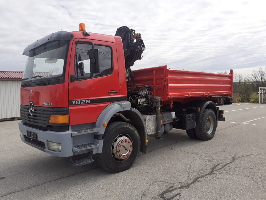 Mercedes Atego kiper kran Hiab, 2000 god.