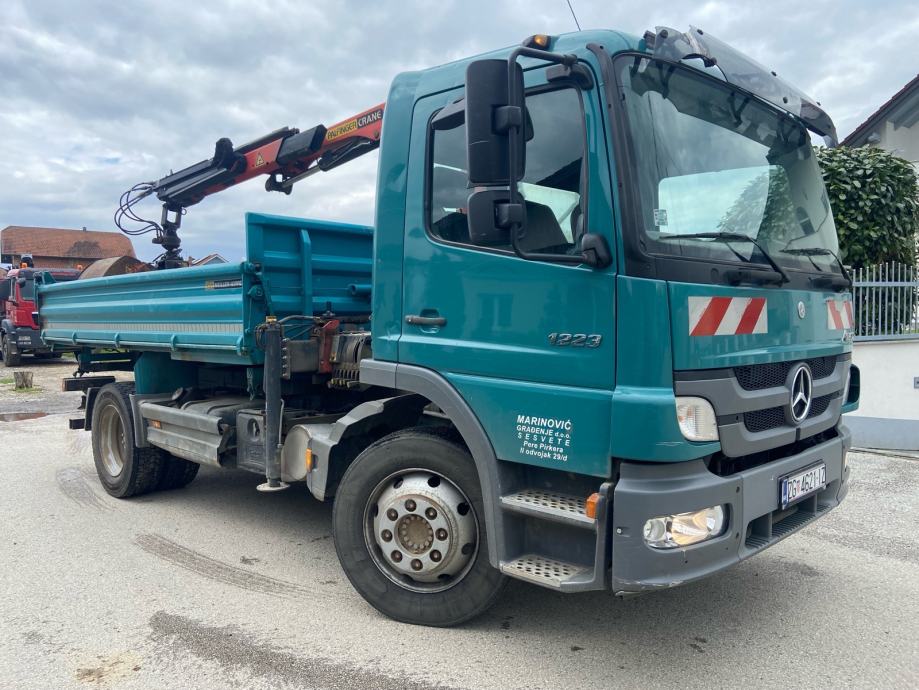 Mercedes Benz 1223 Kiper kran, 2006 god.