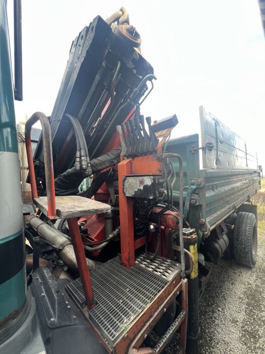 Mercedes Benz 1824 kiper i kran palfinger 9501, 1995 god.