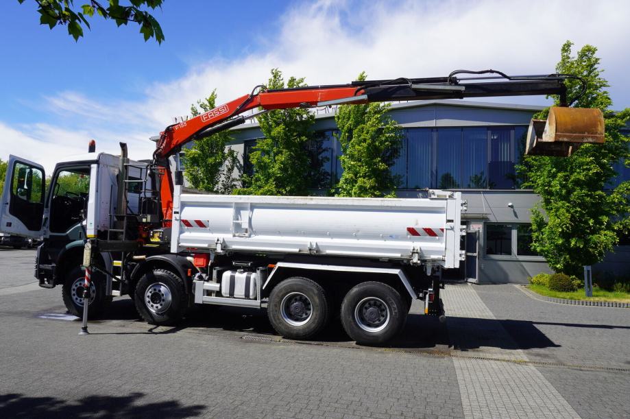 Mercedes-Benz Arocs 3236 8×4 / Crane Fassi F155A.0.22 / remote control ...