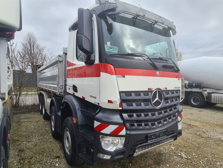 Mercedes-Benz AROCS 4145K 8X4 MEILLER BORDMATIK EU6, 2018 god.