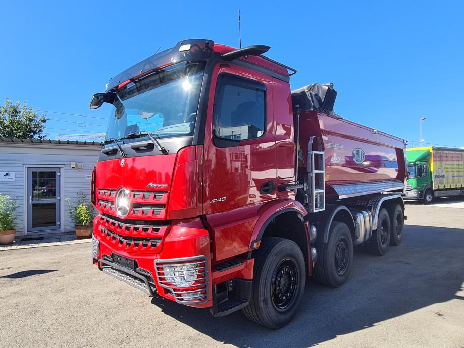 Mercedes-Benz AROCS 4145K MP5 8X4 MULDA/hardox/NOVO/ZALOGA, 2022 god.