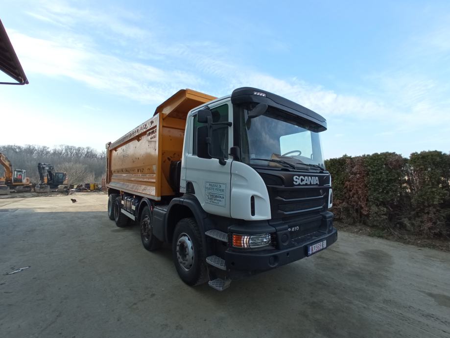 Scania P410 8x4 Kipper Automatic, 2018 god.