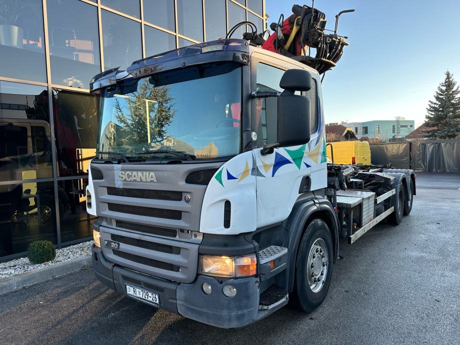 Scania P420 6x4 Palfinger Abroll+Epsilon kran + Grajfer, 2006 god.