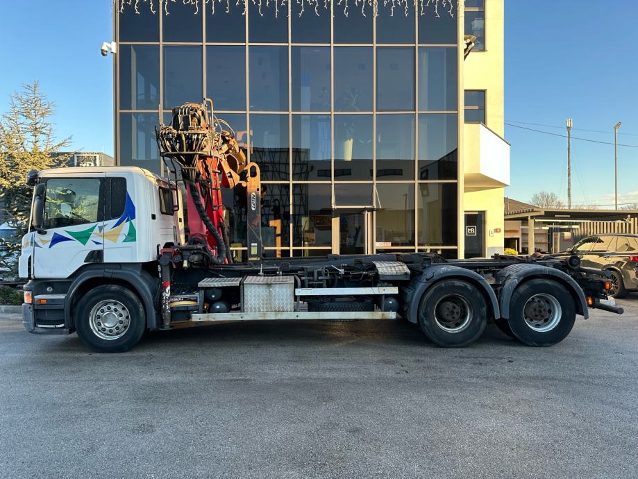 Scania P420 6x4 Palfinger Abroll+Epsilon kran + Grajfer, 2006 god.