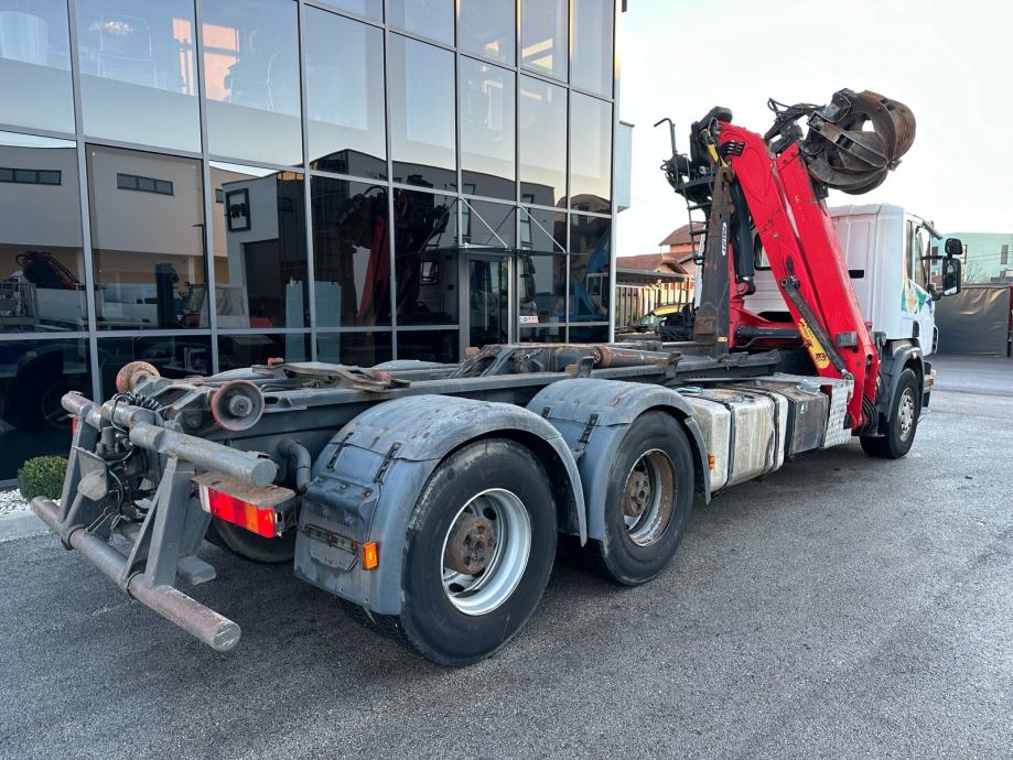 Scania P420 6x4 Palfinger Abroll+Epsilon kran + Grajfer, 2006 god.
