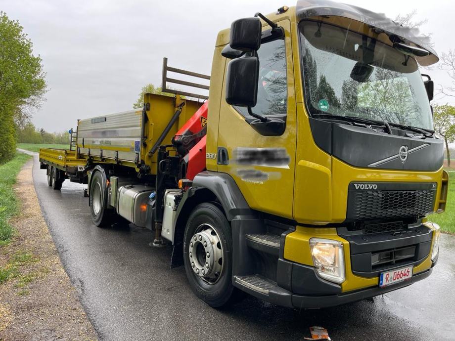 Volvo FL 280 Kiper kran PK 8501 Zamjena, 2015 god.