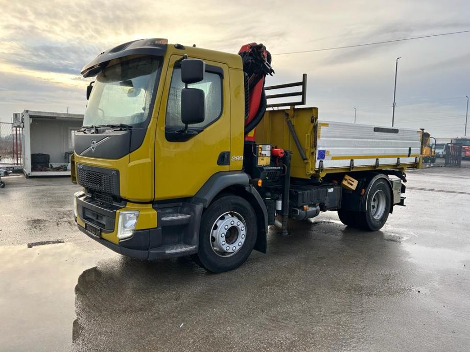 VOLVO FL280 KIPER + KRAN, 2015 god.