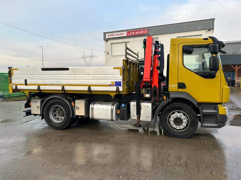 VOLVO FL280 KIPER + KRAN, 2015 god.