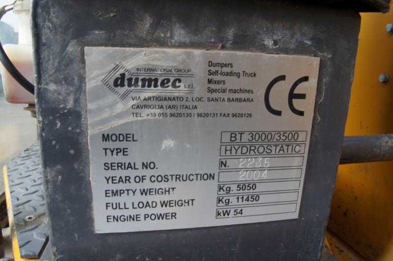 DUMEC HYDROSTATIC BT 3000/3500 (198), 2004 god.