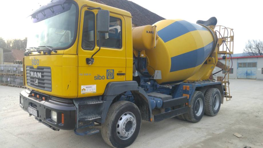 Prodajemo Beton mikser MAN FE 310 A 7m3 Karena 2002.god, 2002 god.