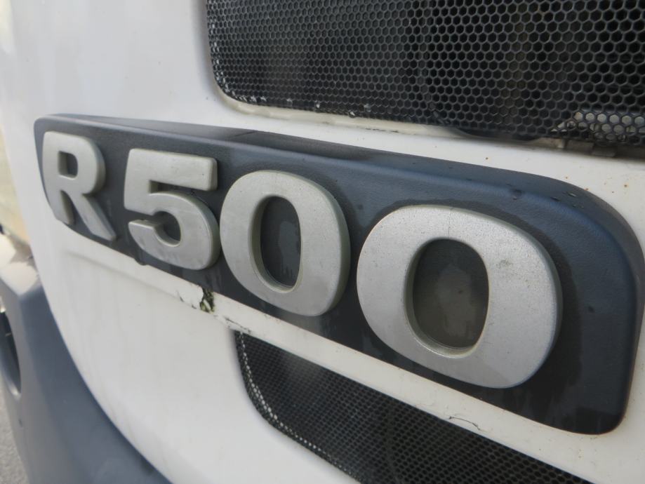 Scania V8 R500 6x2 cerada sa utovarnom rampom, 2008 god.