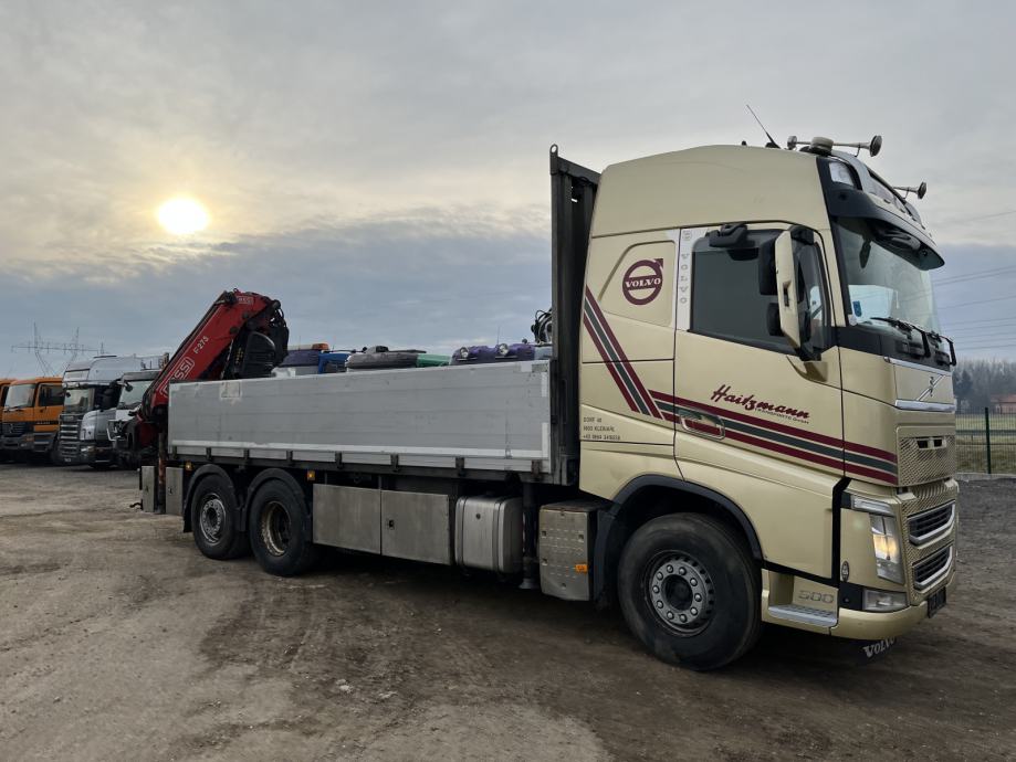 VOLVO FH 500. FASSI 275, 2014 god.