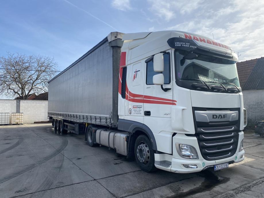 DAF XF480 mega sa poluprikolicom, 2018 god.