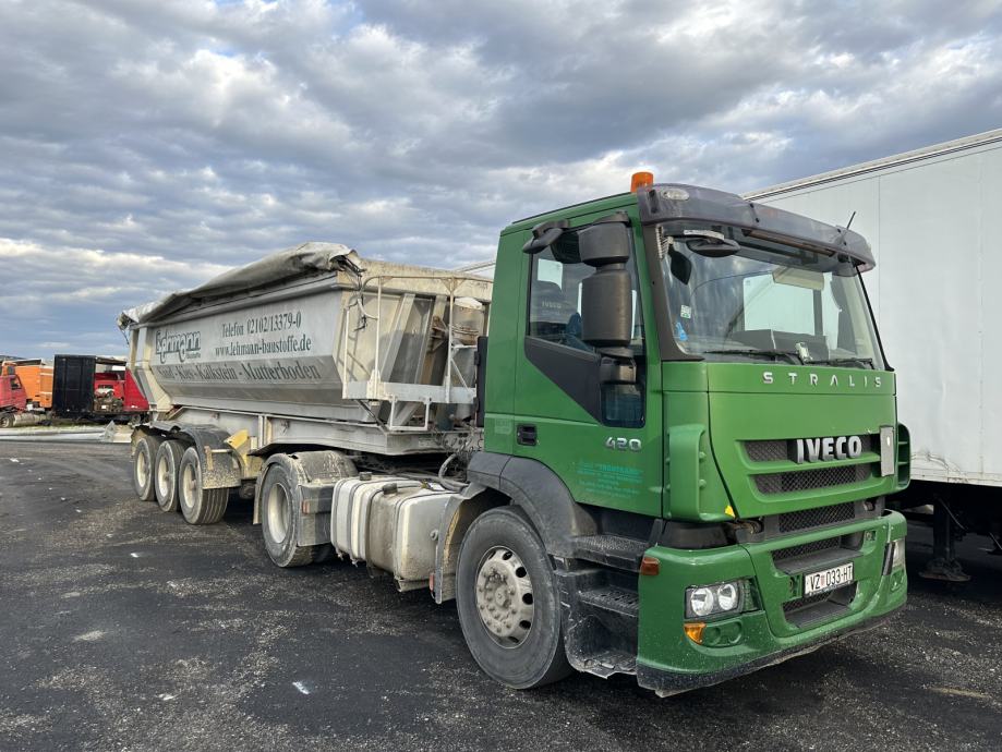 IVECO STRALIS 420 + MEIRLING--NETO TEŽINA 4650 KG, 2009 god.