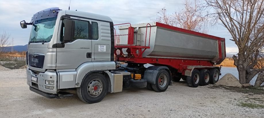 MAN TGS 480 + Kiperica, 2008 god.