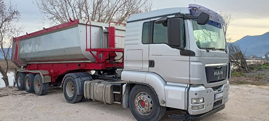 MAN TGS 480 + Kiperica, 2008 god.