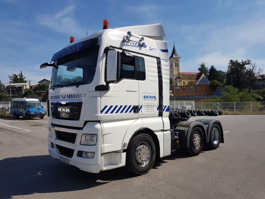 MAN TGX 26.440 6X2/2 BLS - tegljač EURO 5, 2013 god.