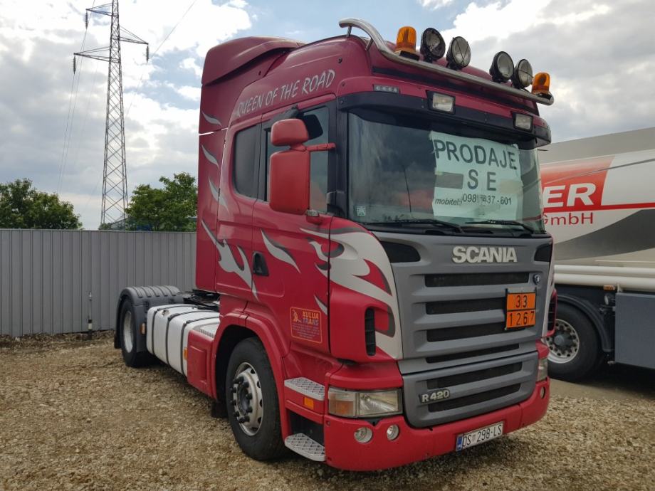 SCANIA R 420 LA 4X2 MNA - ADR, 2005 god.