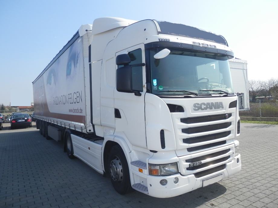 Scania R420 Tegljač Highline Schubboden, 2012 god.