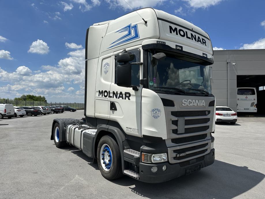 SCANIA R450 / schubboden / kiper hidraulika, 2016 god.