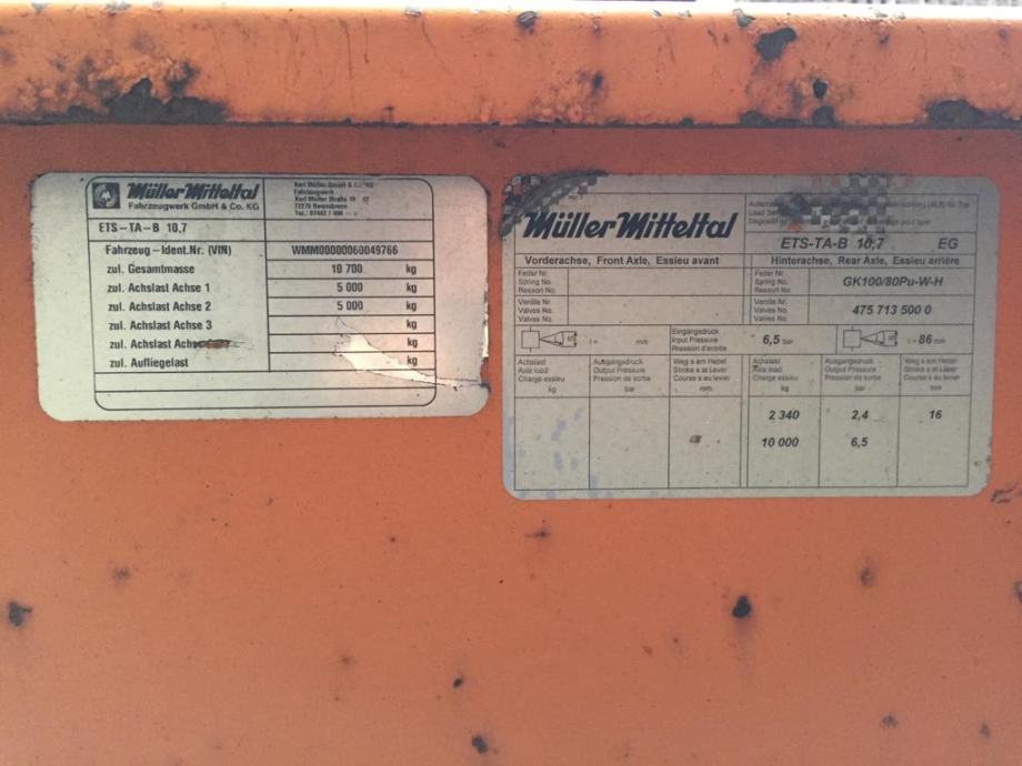 Prikolica Labudica 2 osovine tandem, 2006 god.