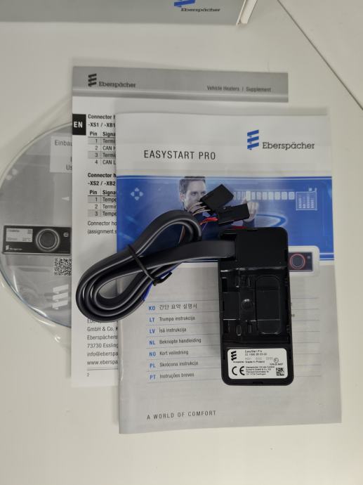 Eberspacher EasyStart PRO upravljanje