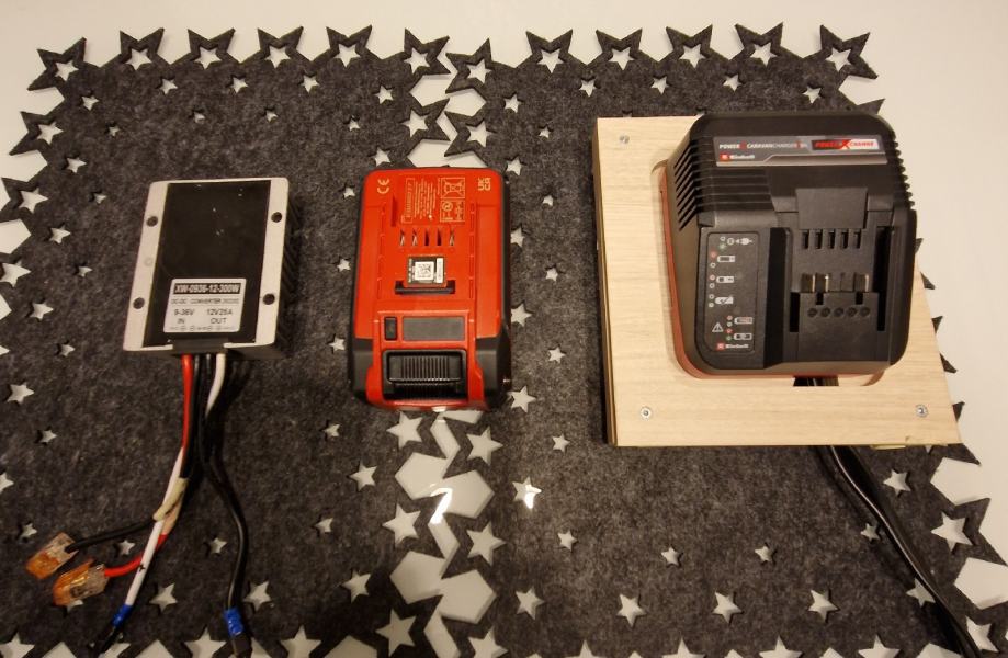 Einhell Power-X Caravan Charger za kamp kučicu