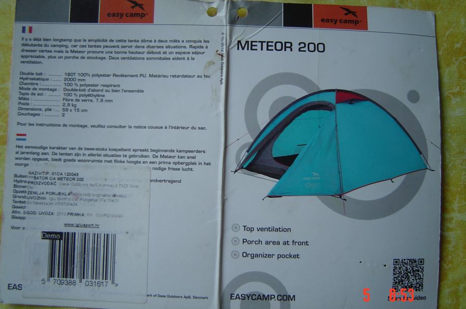 Šator Meteor 200