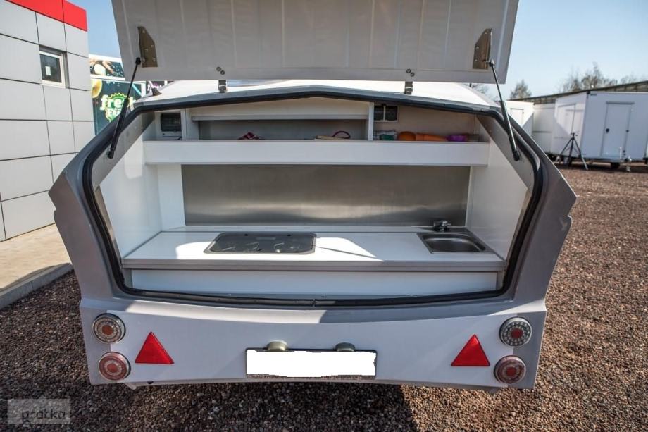 Jedinstvena mini kamp prikolica do 750 kg - camper trailer, caravan