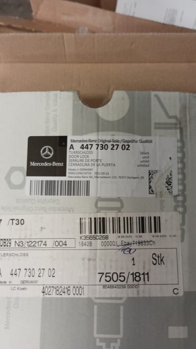 mercedes v klasa A 447 730 27 02 brava lijeva bocna vrata