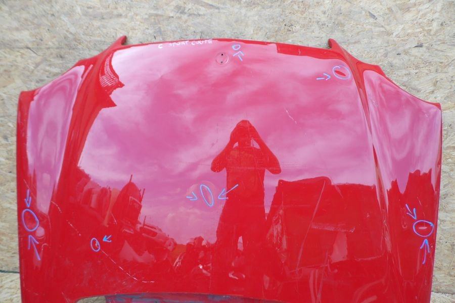 MERCEDES W203 SPORT COUPE HAUBA POKLOPAC MOTORA