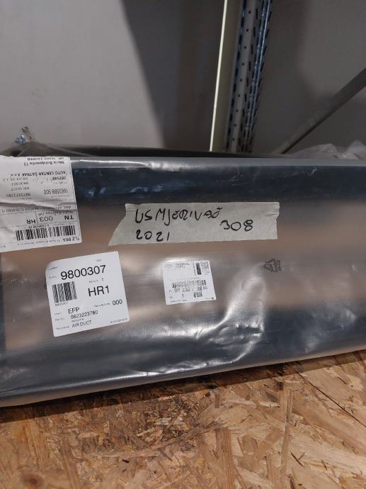 9823223780 Peugeot 308 2021g, usmjerivac zraka prednjeg hladnjaka