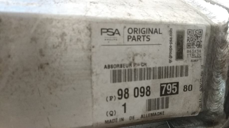 PREDNJA GREDA PEUGEOT EXPERT > 07-16 9809879580