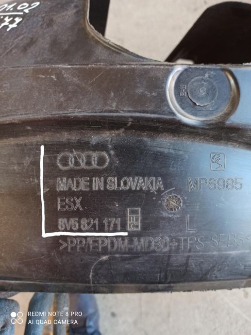 Pvc Audi A3 - 8V5821171 lijevo