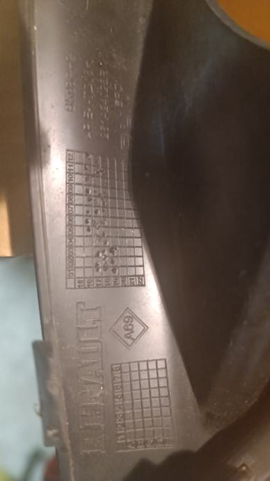 Renault Clio IV Facelift poklopci prednjih maglenki u braniku set