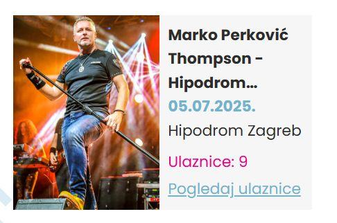 Marko Perković Thompson - Hipodrom Zagreb Subota, 05.07.2025.