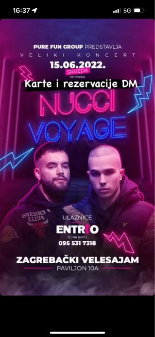 Nucci voyage karte