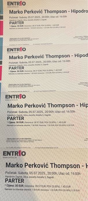 Parter karte za Thompsona na Hipodromu