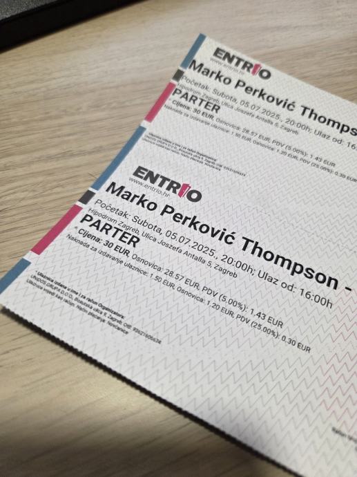 Thompson HIPODROM karte PARTER