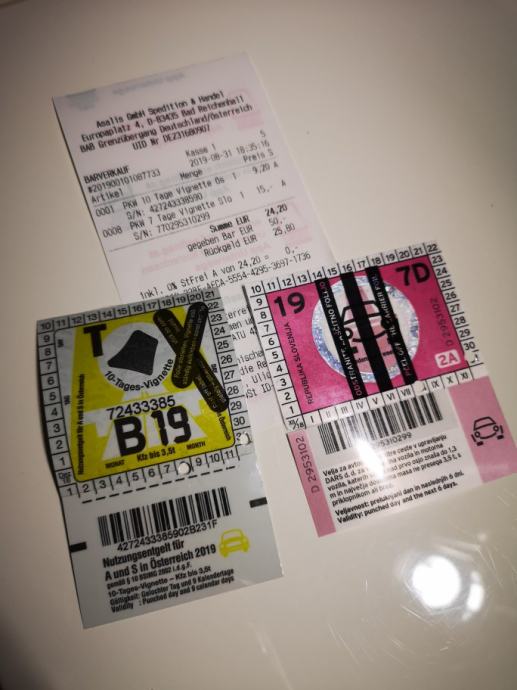 Vinjeta Slovenija i Austrija