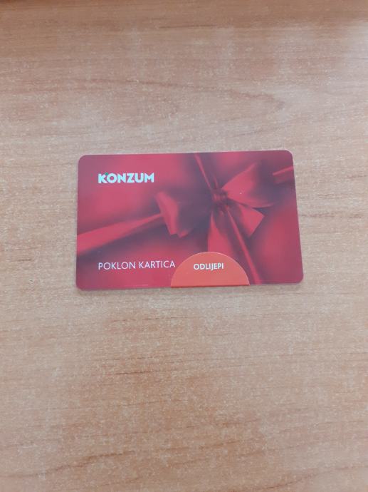 Konzum poklon kartica
