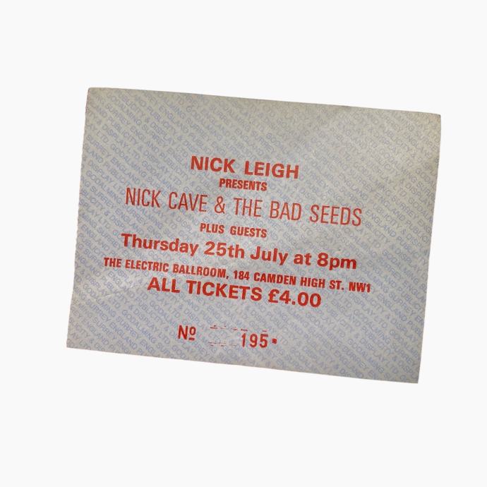 NICK CAVE; THE ELECTRIC BALLROOM